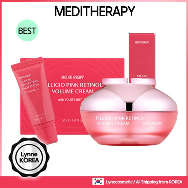 Meditherapy pink retinol volum cream 50ml/EMS device / Collagen Serum ...