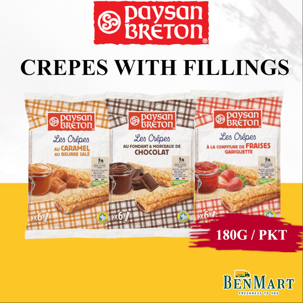 NEW [BenMart Frozen] Payson Breton Assorted Crepes (Chocolate ...