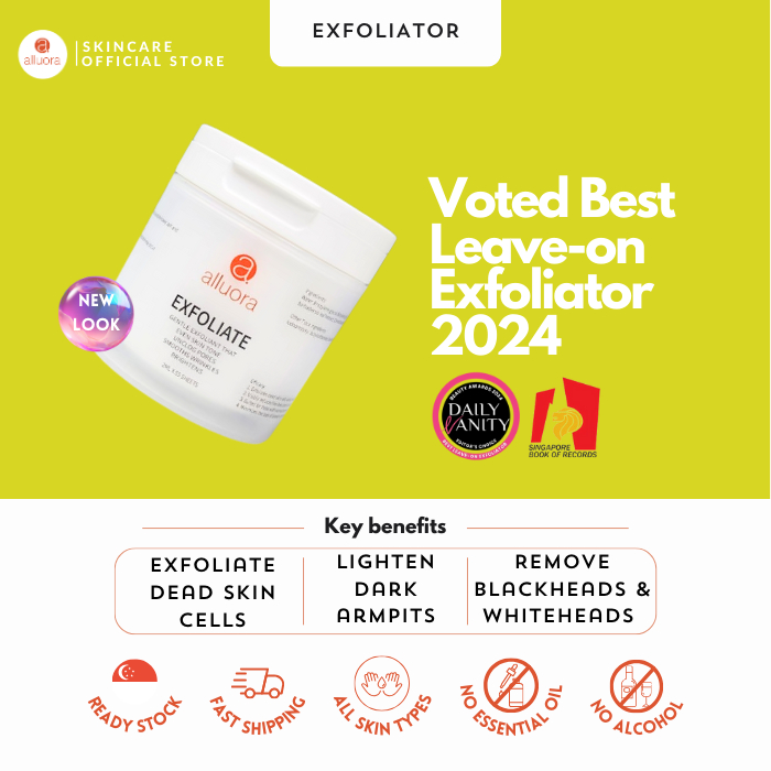 Alluora EXFOLIATE Sheets (55 sheets) Exfoliate Dead Skin Cells for Skin ...