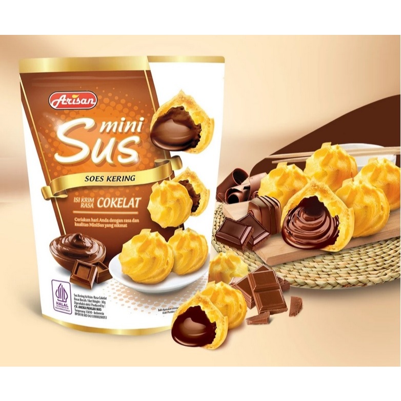 BUNDLE DUO KUE SUS KERING MINI X12PCS / SNACK PASTRY CRISPY ECLAIR WITH ...