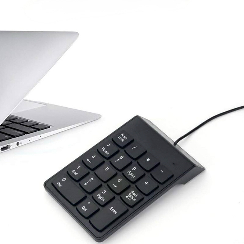 SG FAST DELIVERY Mini Numeric Keypad USB 2.0 Wired Number Pad 18 Keys ...