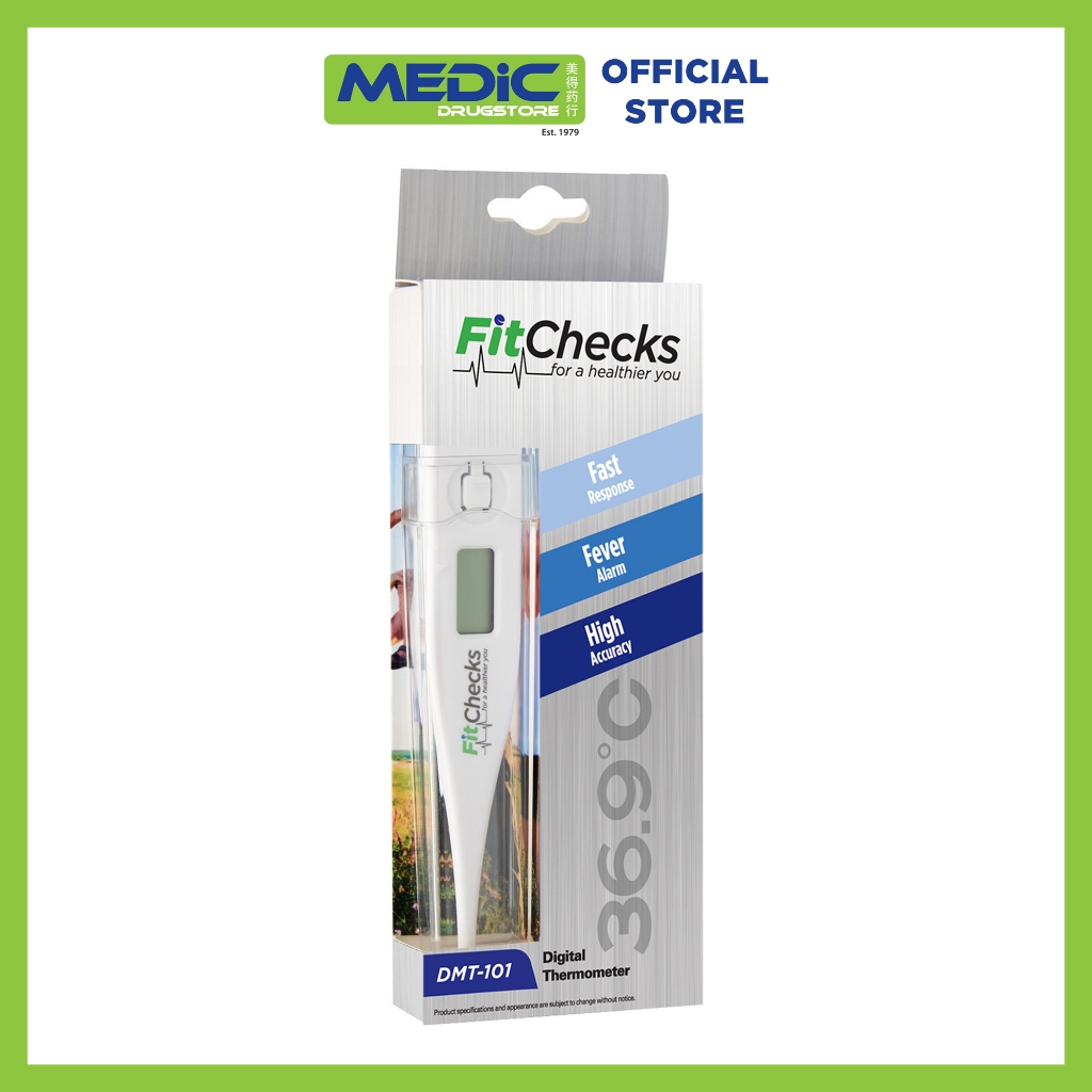 [Bundle of 2] Fitchecks DMT-101 Digital Thermometer - By Medic ...