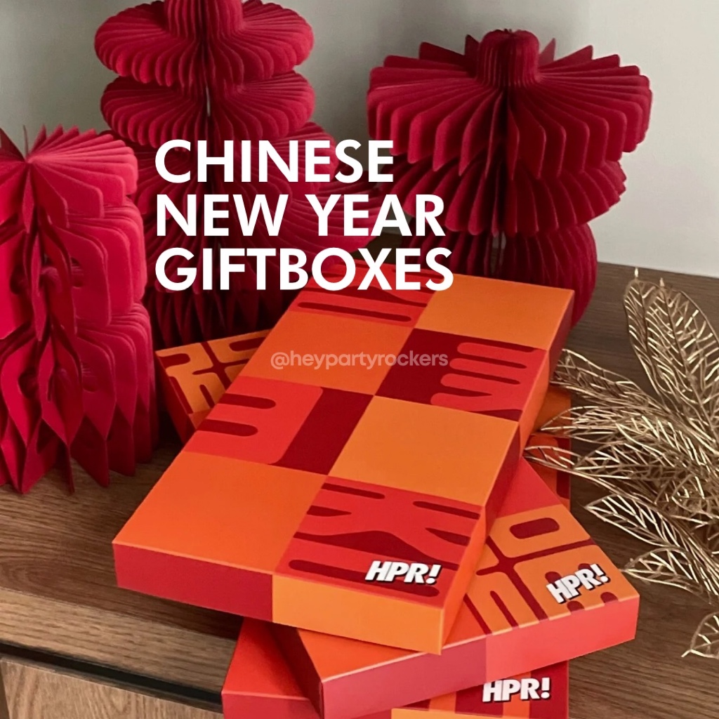 2025 Chinese New Year Gift Boxes with Chinese Character Decorations ...