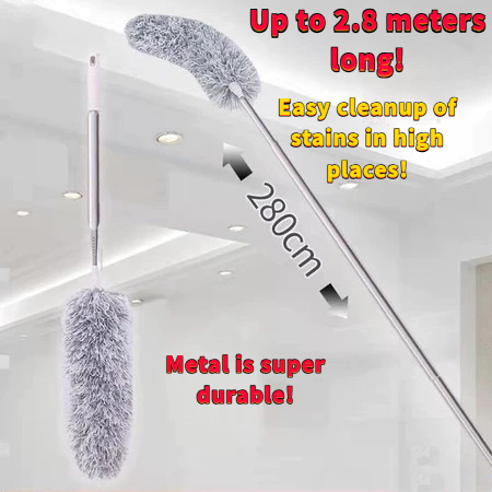 Replaceable Adjustable Stretch Extendable Duster Stainless Steel ...