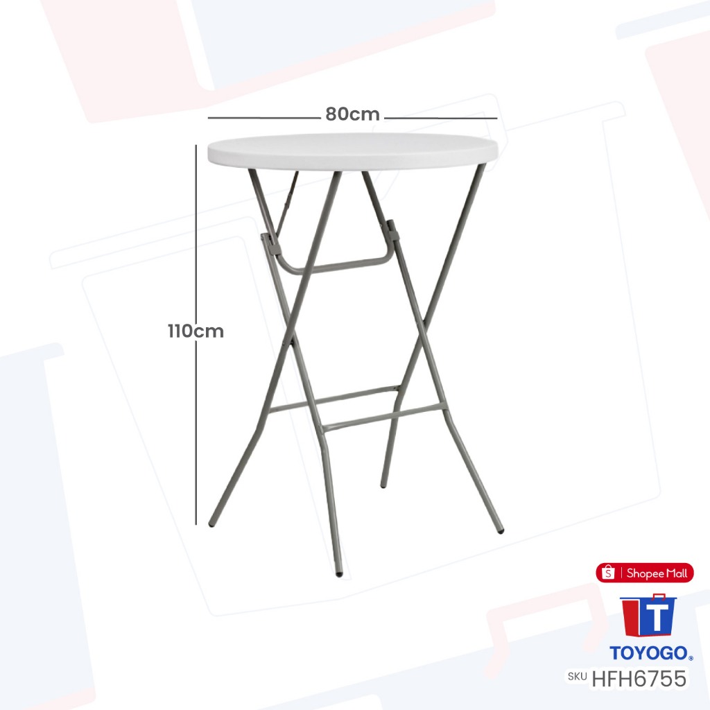 TOYOGO Portable Folding Table (HDPE) – Sturdy & Space-Saving Outdoor ...