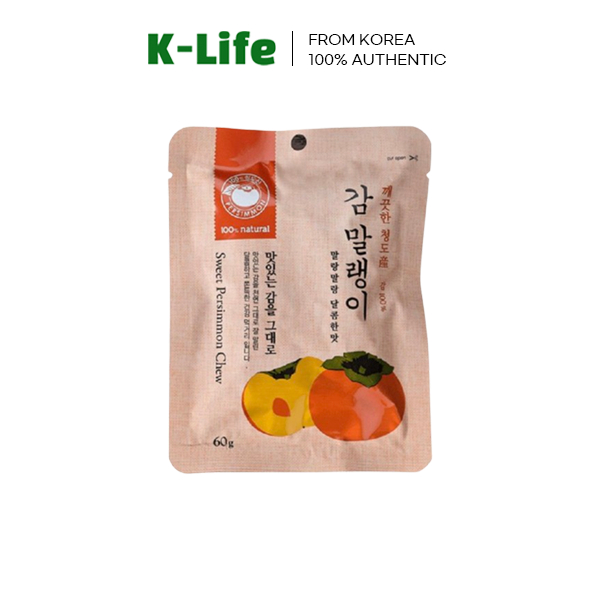 Hanwool｜Delicious Dried Persimmon Slices 60g｜Chewy Strips｜Korean Snacks ...