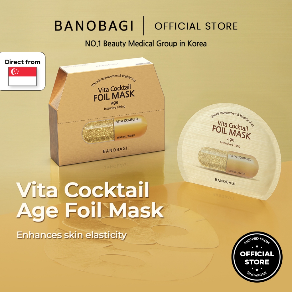 BANOBAGI Cocktail Foil Mask Age | Shopee Singapore