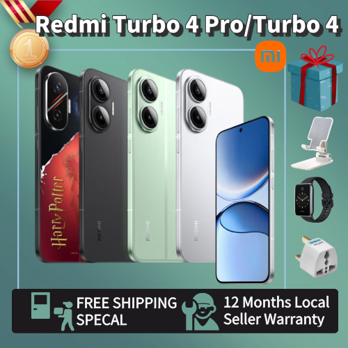 [NEW] Redmi Turbo 4 Pro/Turbo 4 5G version Snapdragon 8s Gen 4 dual sim 12 Months Local Seller ...