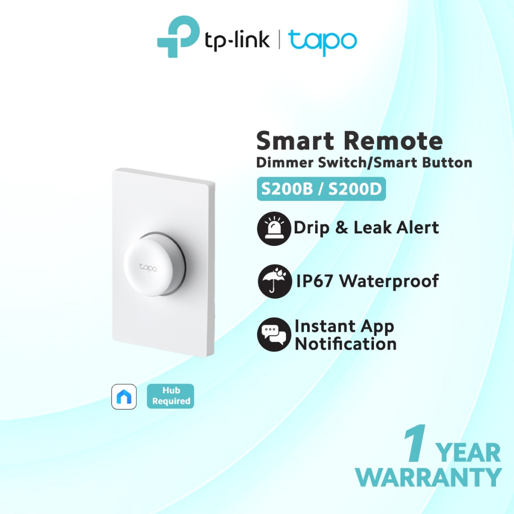 TP-Link Smart Control Button / Smart Remote Dimmer Switch Tapo S200B/S200D | Shopee Singapore