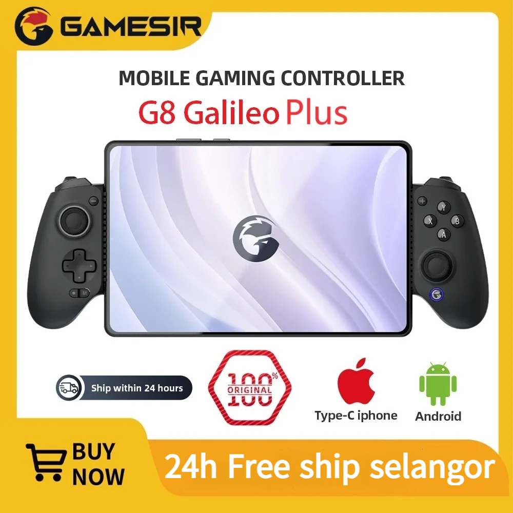 【24h Free ship selangor】GameSir G8 Plus Bluetooth Gamepad Mobile Controller with Hall Effect ...