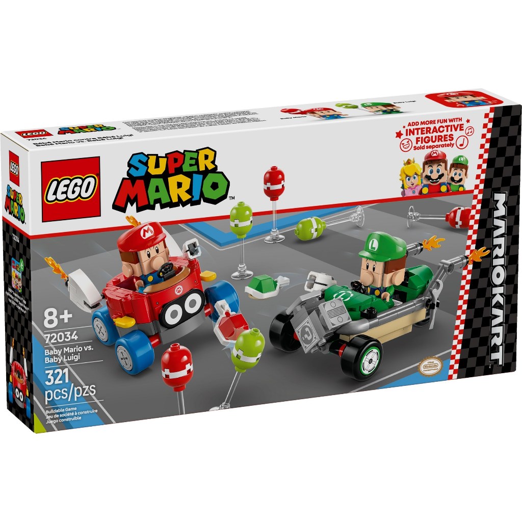 [Secret Chamber™] LEGO 72034 Mario Kart™ – Baby Mario vs. Baby Luigi ...