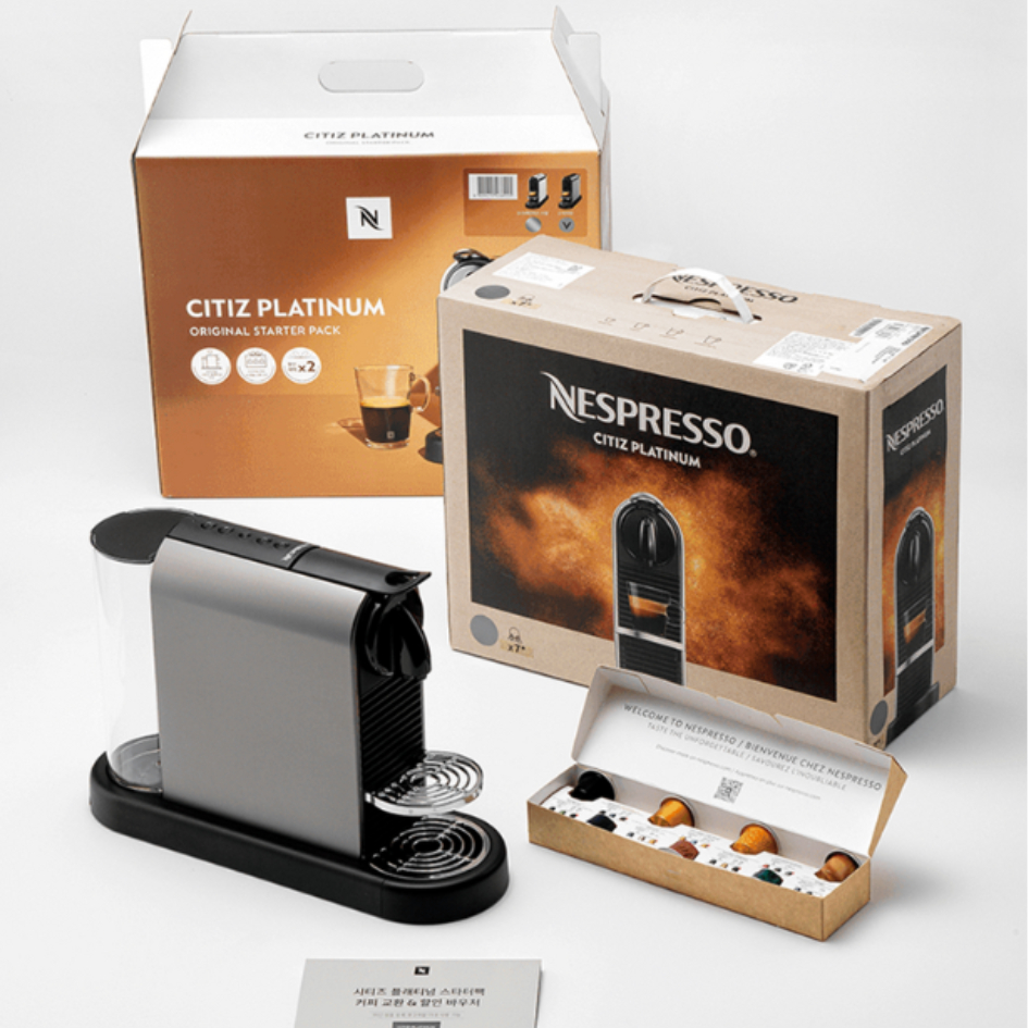 Nespresso Citiz Platinum Original Starter Pack | Elegant Design and ...