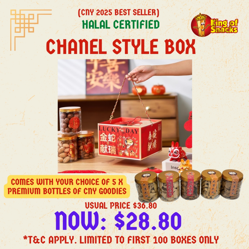 [CNY 2025 GOODIES GIFT SET] 2025 Chanel-style Year of Dragon Gift Box ...