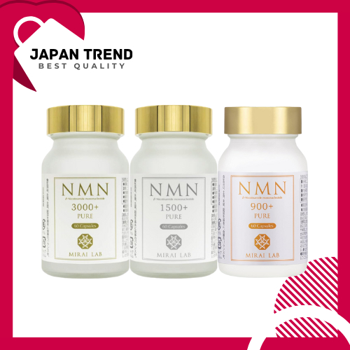 NMN 3000+ / 1500+ / 900+ PURE VIP 60 Capsules MIRAI LAB 60 capsules ...
