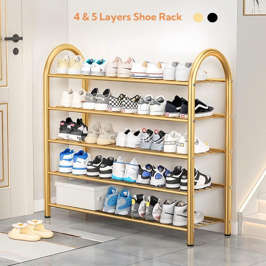 [SG STOCK] Carbon Steel Shoe Rack Outdoor Shoes Storage Rack Multilayer ...