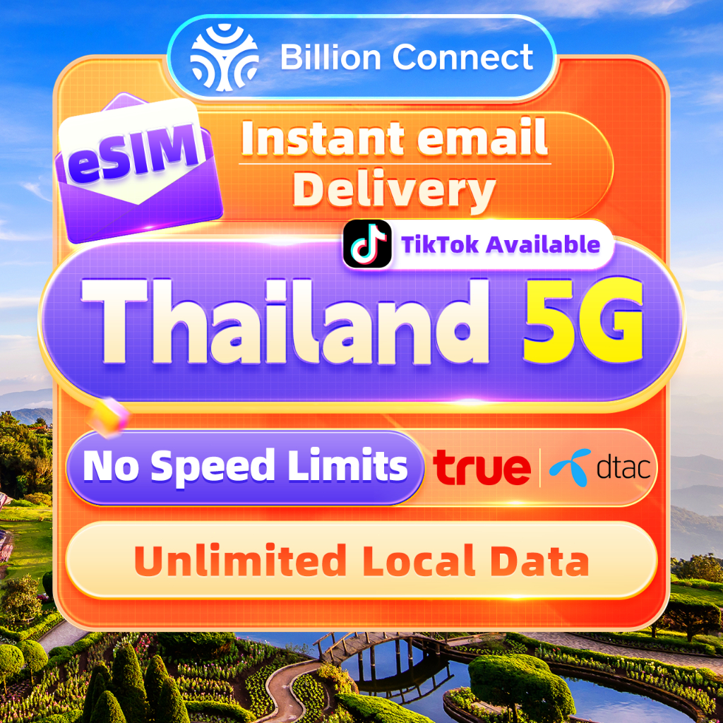 Thailand eSIM True & Dtac 3-10Days Unlimited 5G High Speed Data | eSIM Thailand SIM Card Local ...
