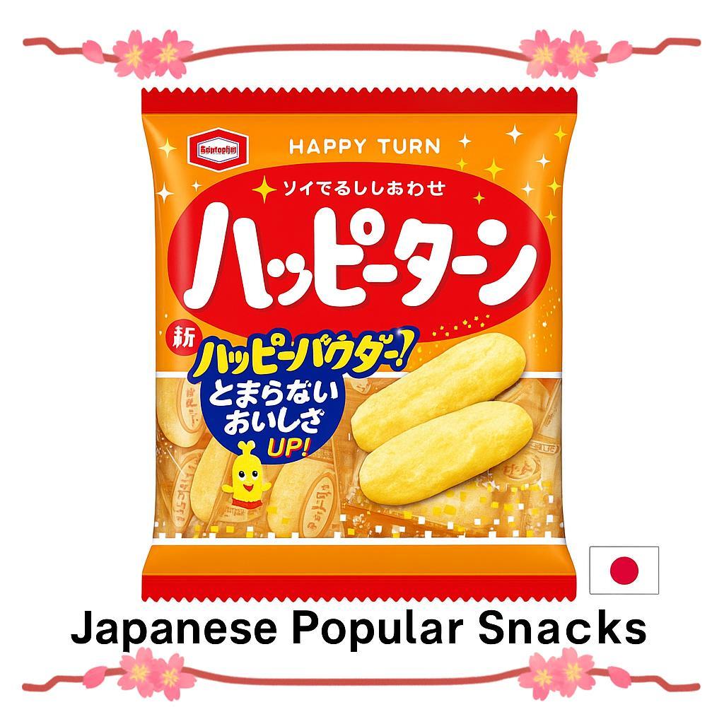 Kameda Happy Turn Japanese Rice Crackers – Addictive Sweet & Salty ...