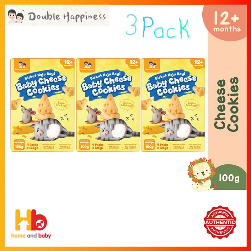 Double happiness baby cheese cookies / biskut cheese / biskut baby ...