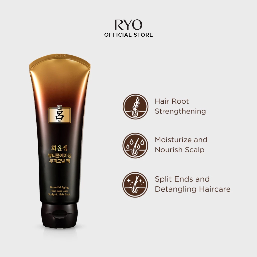 Ryo Beautiful Aging Hair Loss Care Scalp & Hair Pack 230ml ...