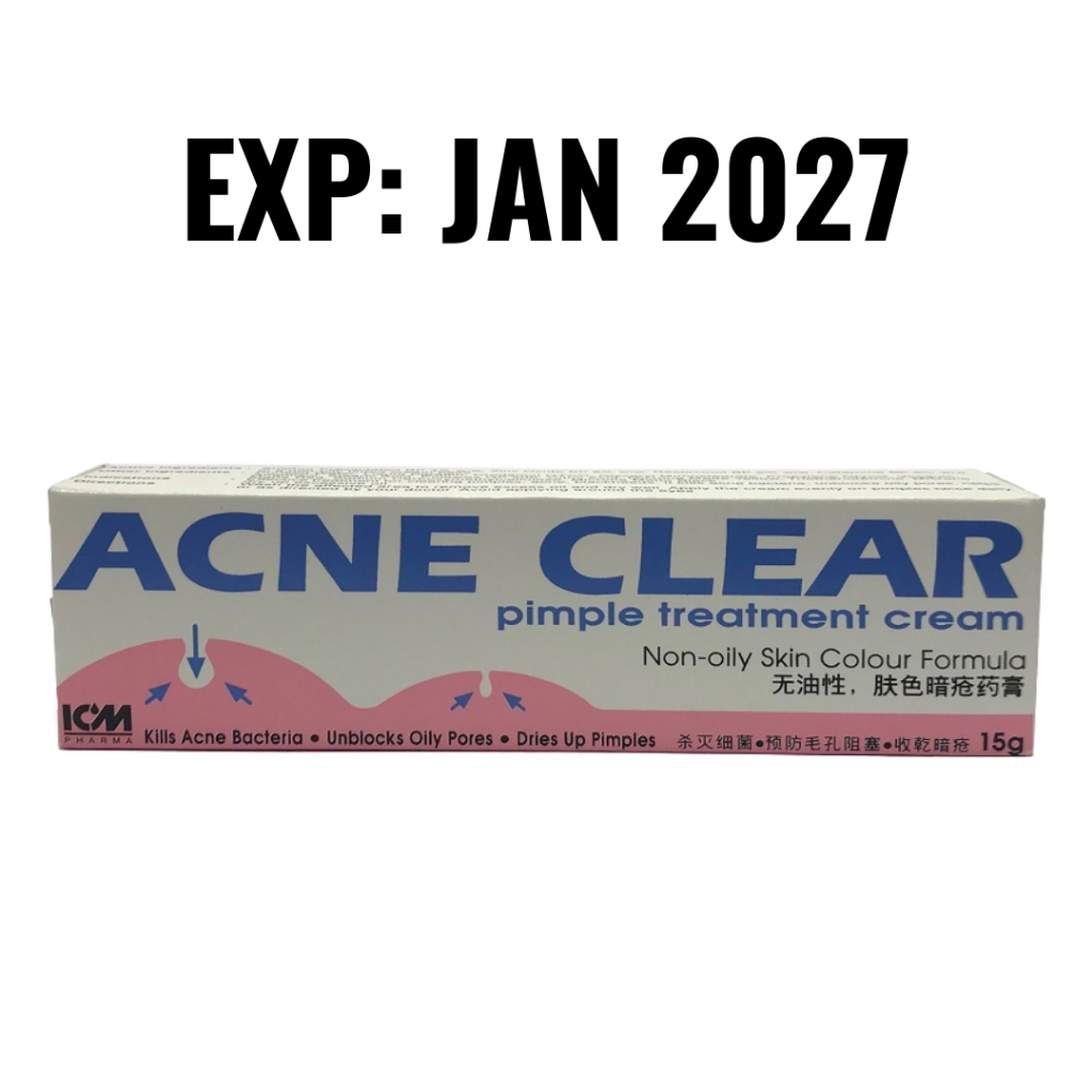 Acne Clear Cream 15g Pimple Treatment Cream Acne Treatment Oily Pores ...