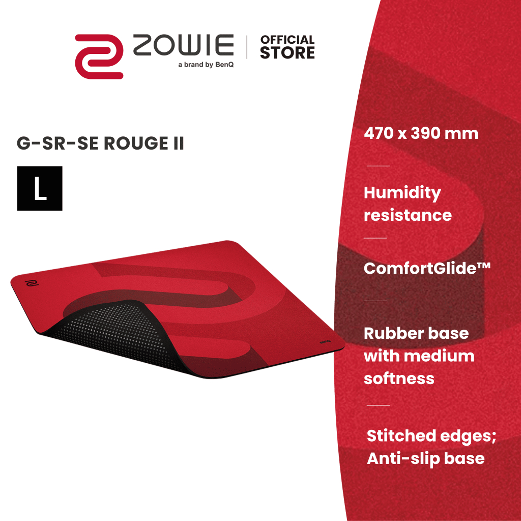 BenQ G-SR-SE ROUGE II Large Esports Gaming Mouse Pad | Shopee Singapore