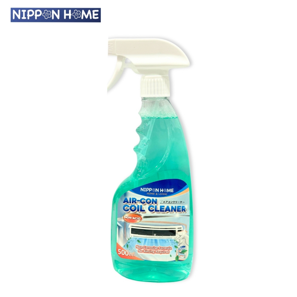Nippon Home Non-Acid Air-Con Coil Cleaner 500ML | Shopee Singapore