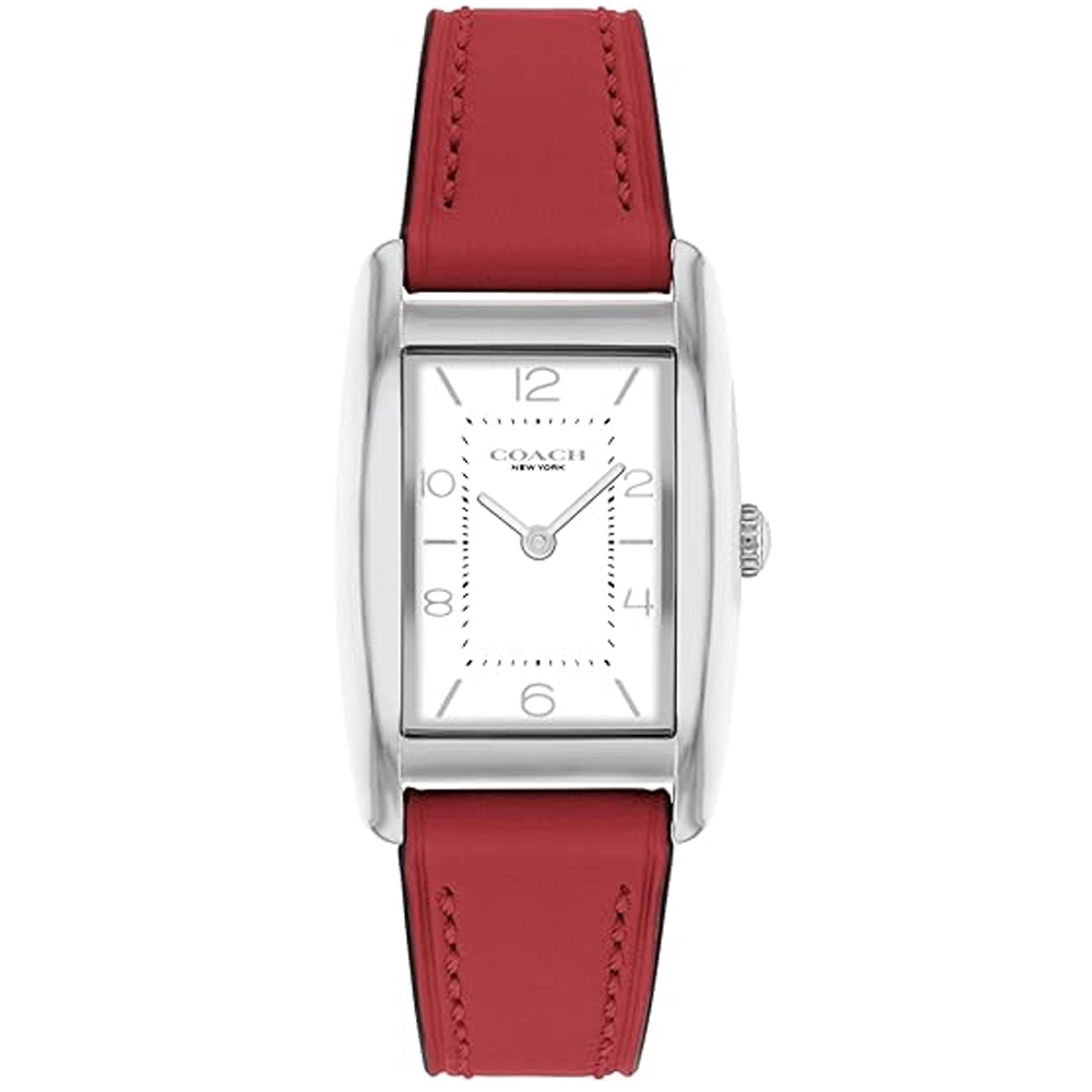 Coach Reese Red Leather Strap Ladies Watch 14504310 | Shopee Singapore