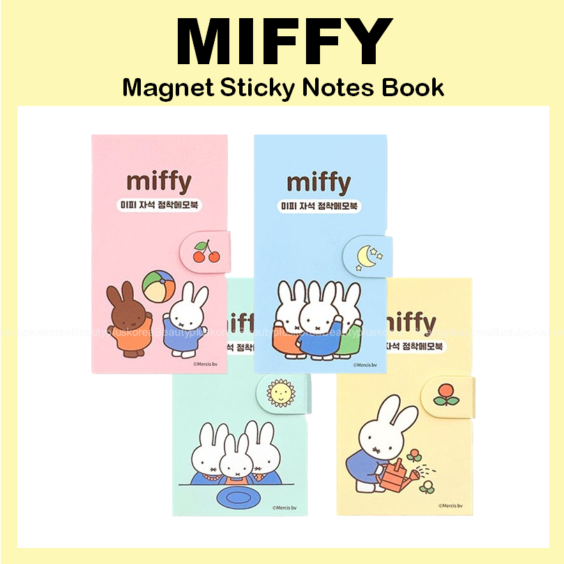 [MIFFY] Magnet Sticky Notes Book (Red / Blue / Green / Yellow) | Shopee ...