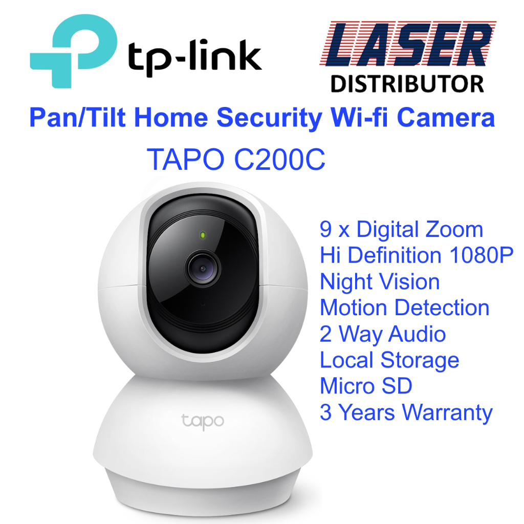 TP-Link Tapo C200C Pan/Tilt Home Security Wi-Fi Camera | Shopee Singapore