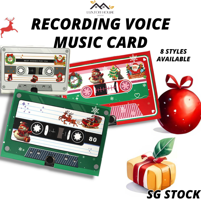 {SG Stock} Recording Voice Card Tape for New Year Voice Recorder ...