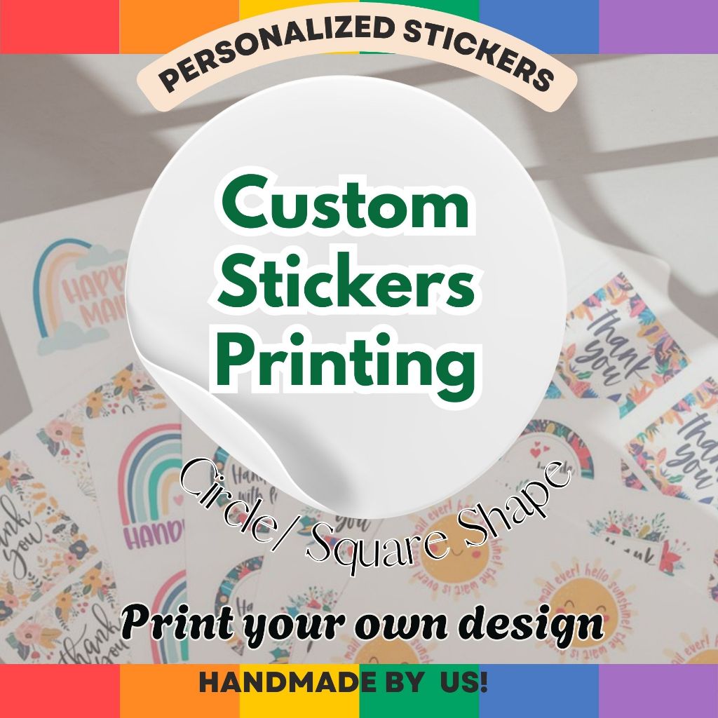SG | Customise Stickers Printing, Your own Design label stickers ...