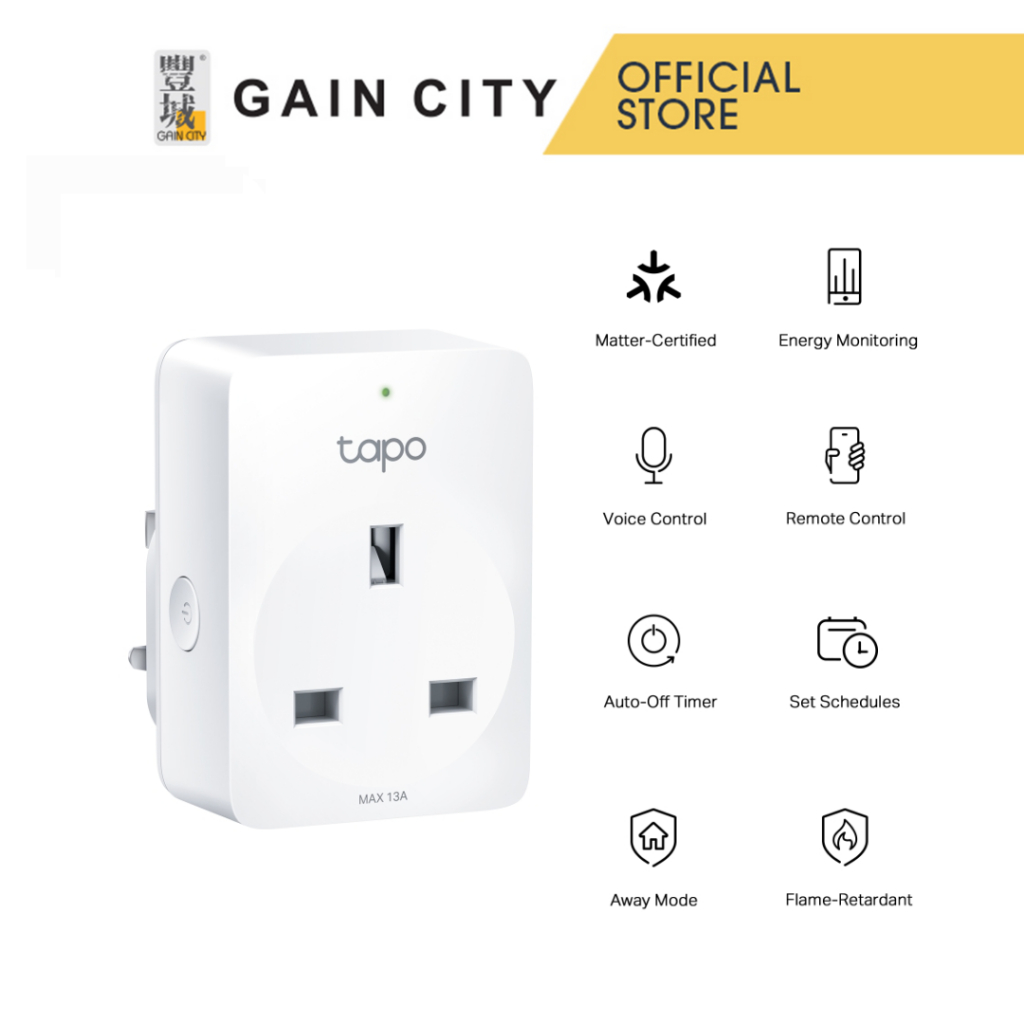 Tp-link Tapo Mini Smart Wi-fi Plug (energy Monitoring) Tpl-tapo-p110m ...