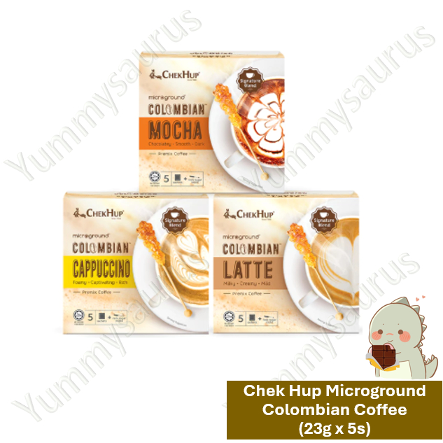[Bundle of 3] Chek Hup Microground Coffee (23g x 5s) Latte / Cappuccino ...