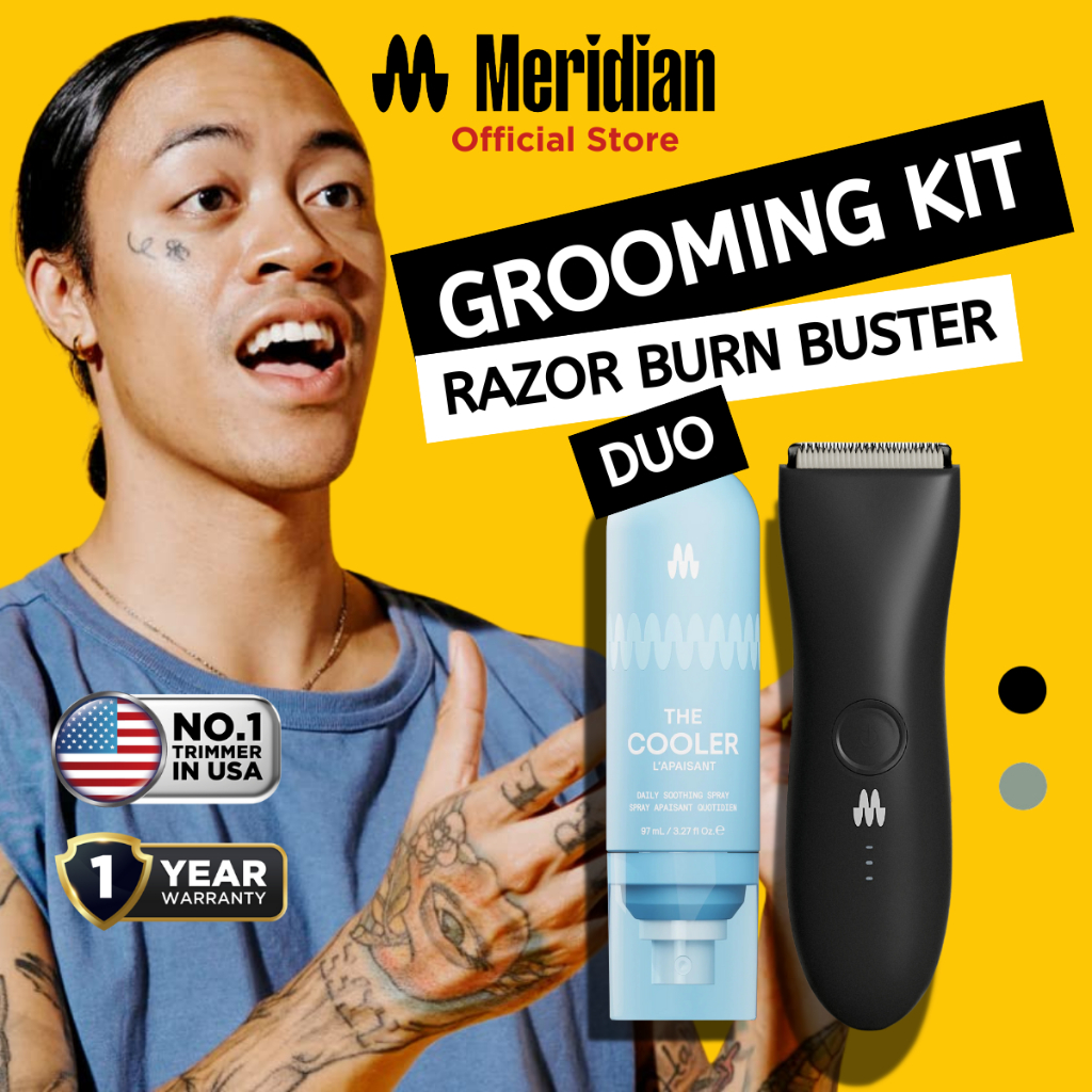 The Razor Burn Buster Duo Package by MERIDIAN: Waterproof Electric ...