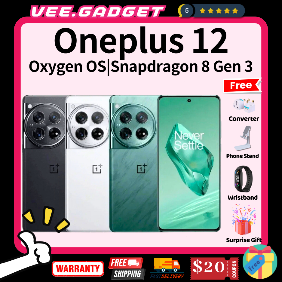 [Global] Oneplus 12 Oxygen OS Snapdragon 8 Gen 3 5400 mAh 100W Fast ...