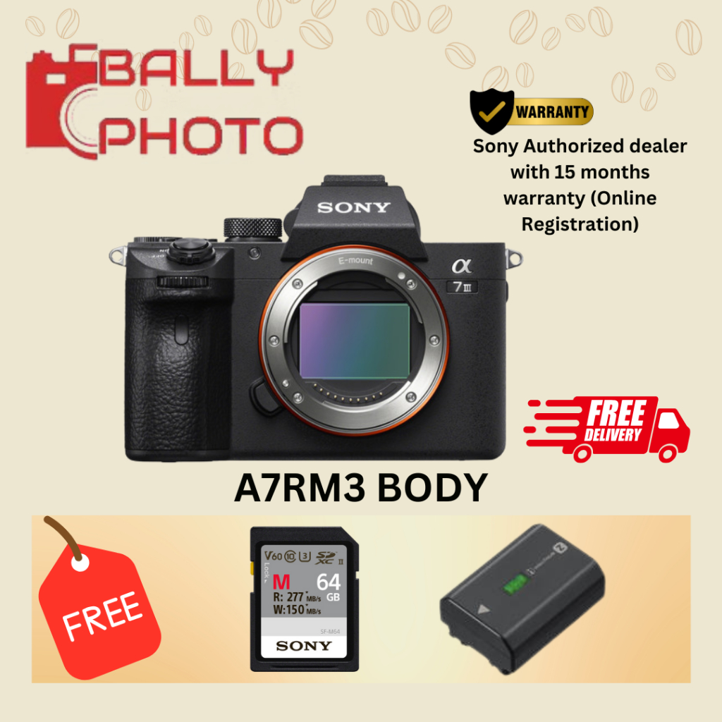 Sony a7R IIIA Mirrorless Camera / A7RM3A (Free 64GB + NP-FZ100 Battery ...