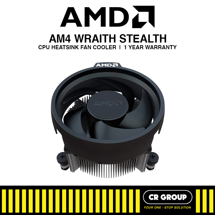 AMD Ryzen AM4 Wraith Stealth CPU Heatsink Stock Cooler (1Yr Warranty ...
