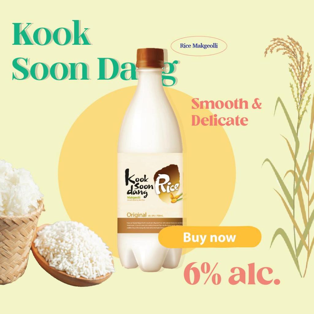 Korean Rice Wine | Original Makgeolli - Kook Soon Dang (DIRECT FROM ...