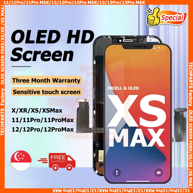OLED and LCD digital display 3D touch screen for X / XR / XS / XS MAX ...