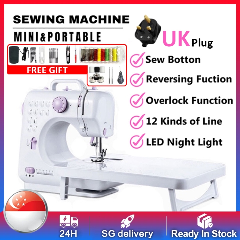 ⚡SG Next Day Delivery⚡Portable Sewing Machine Mini Electric Household ...