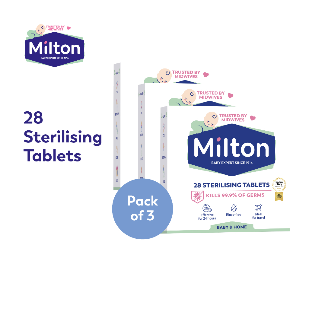 MILTON Sterilizing Tablets (28 Tablets / Box) - Pack of 3 Boxes ...