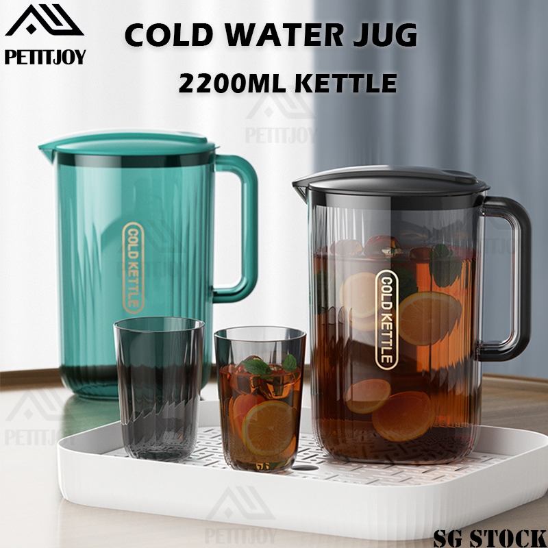 【SG】2200ML Large Capacity Cold Kettle Refrigerator Water Jug Water Jar ...
