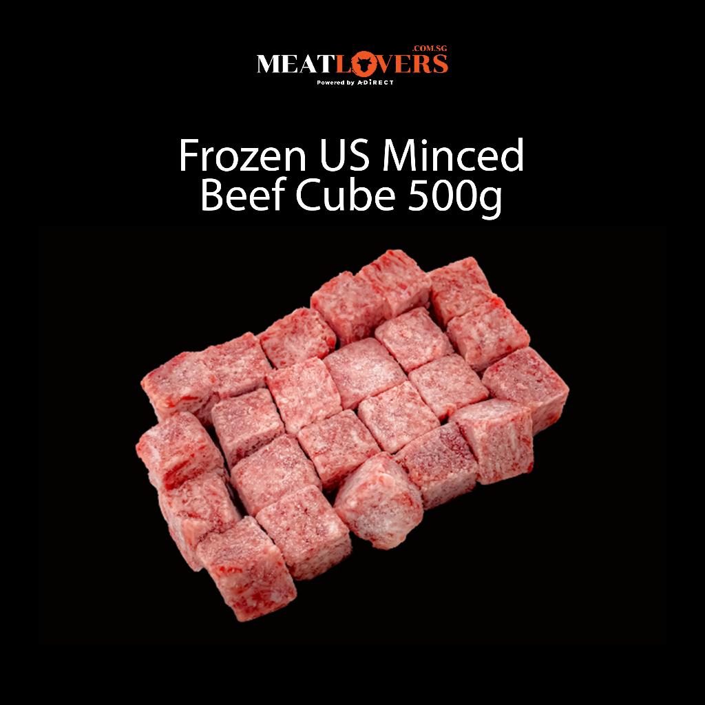 Frozen US Minced Beef Cube 500g | Shopee Singapore