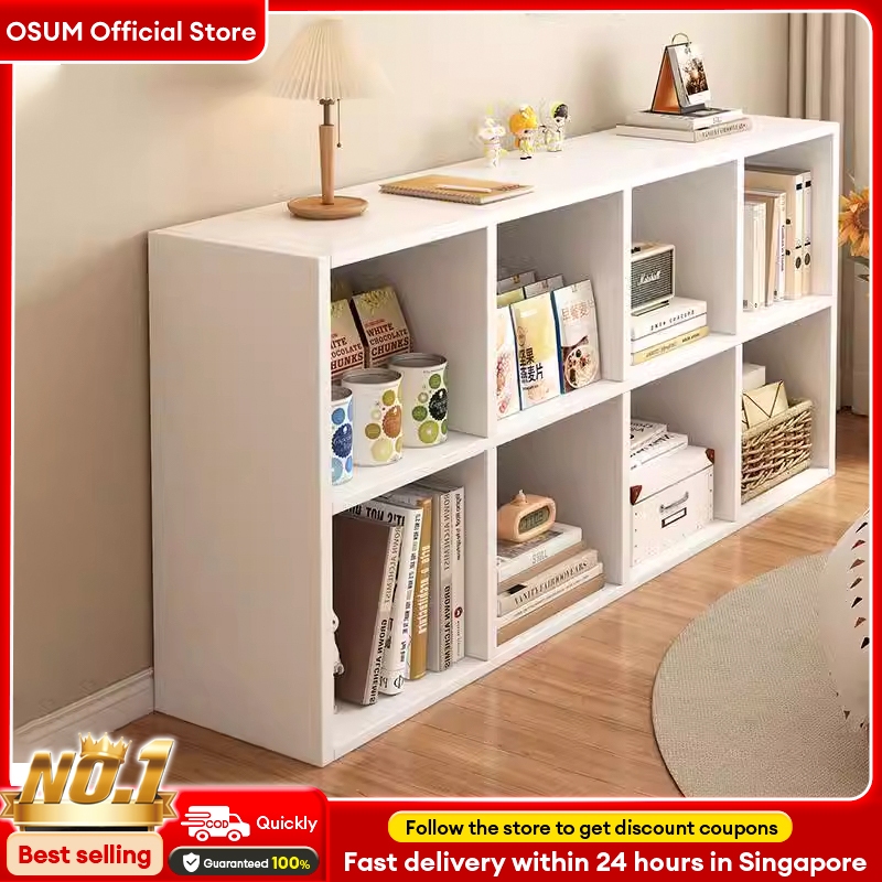 OSUM Book Shelf Wooden Shelf Multipurpose Storage Rack Cabinet Random ...
