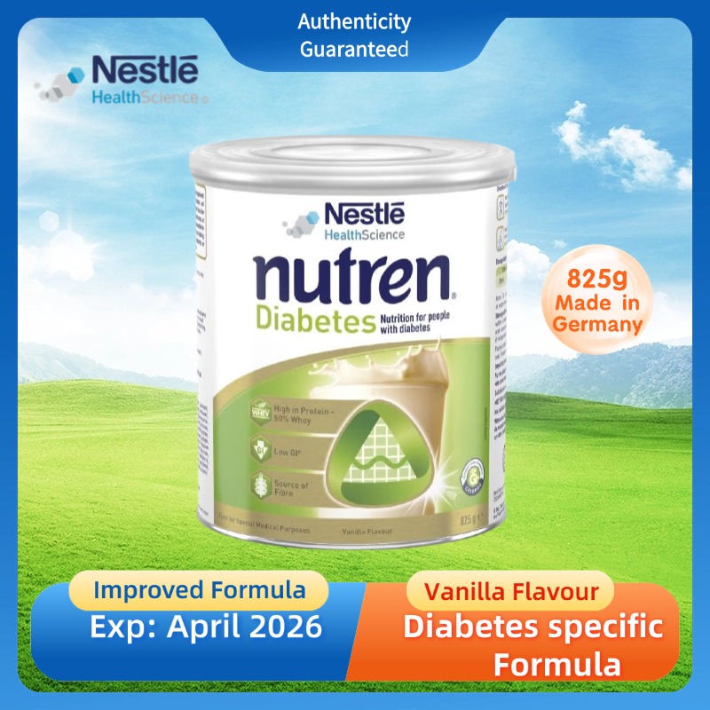 Nestle Nutren Diabetes Powder 825g Vanilla Flavour Drink Nutritional ...