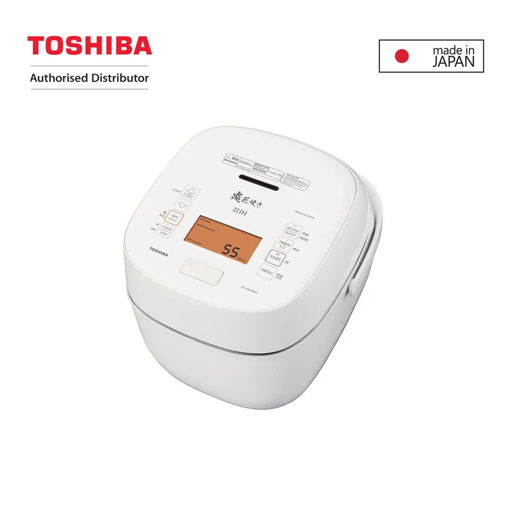 Toshiba 1.8L Vacuum Pressure IH Rice Cooker - RC-18VXWSG MADE IN JAPAN ...