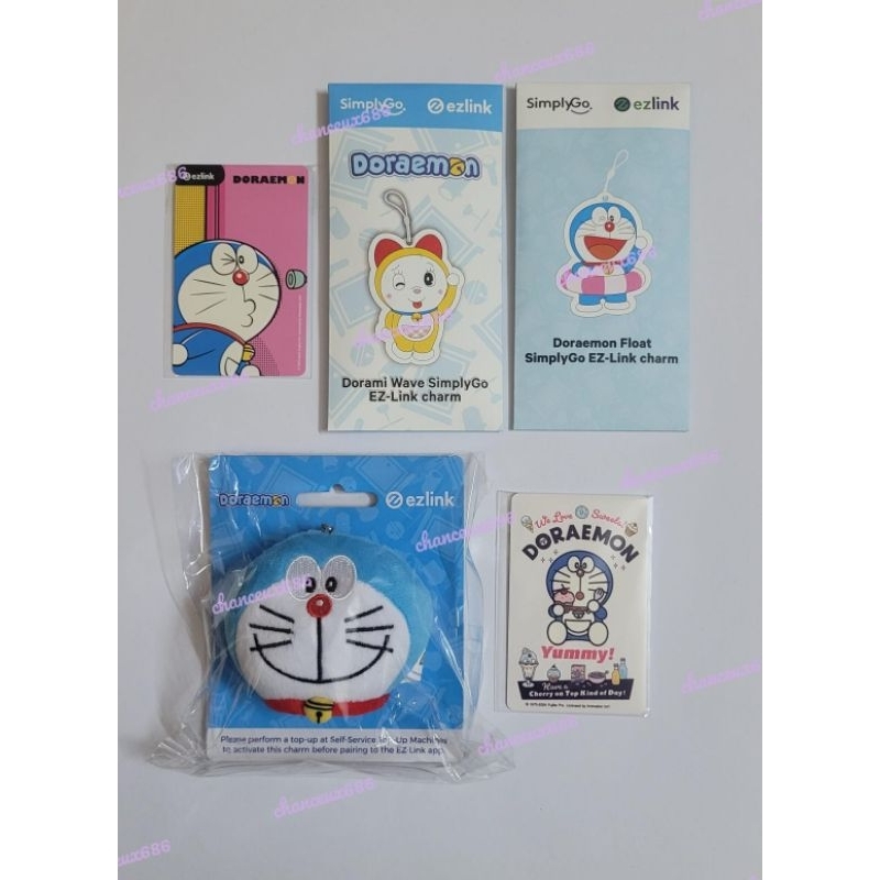 Doraemon float simplygo charm / ezlink card / plush simplygo ez-link ...