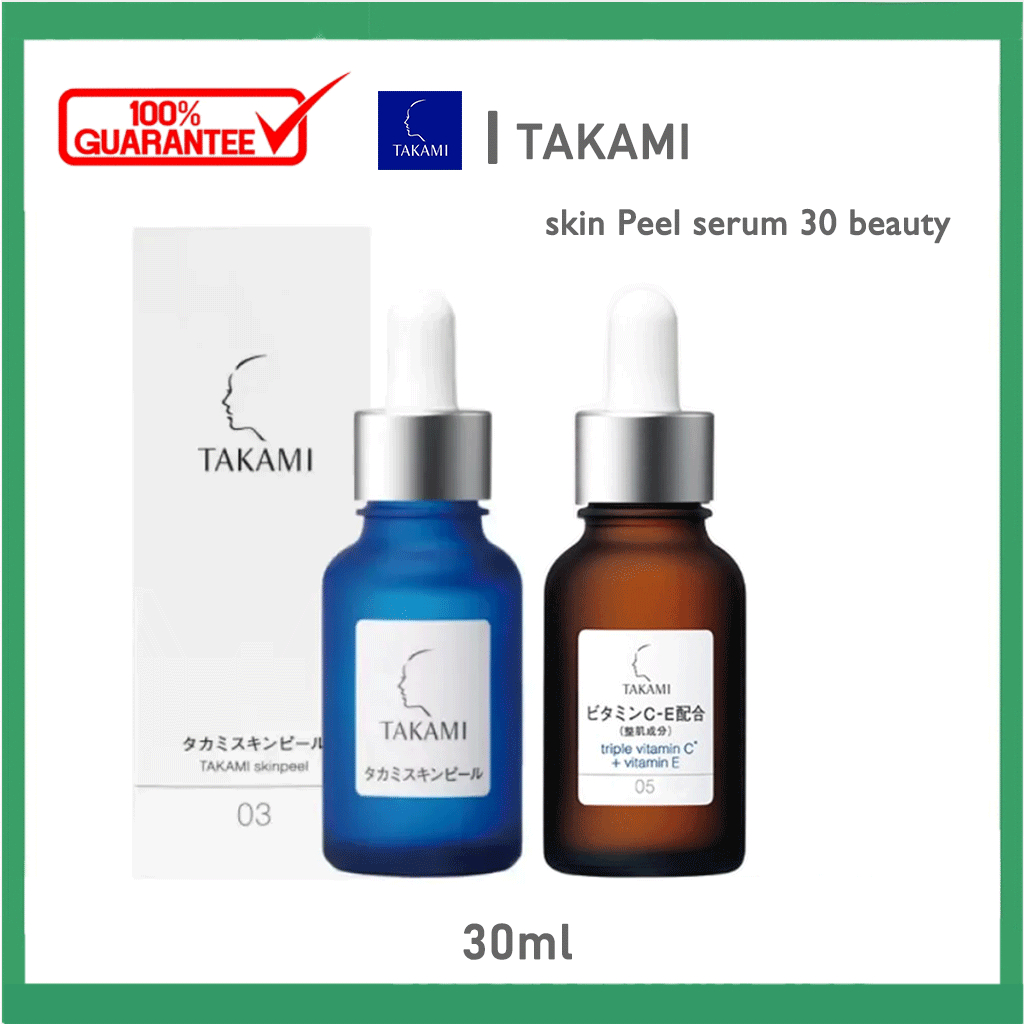 Takami triple Vitamin C+Vitamin E 05 Essence + Skin Peel Keratin Beauty ...