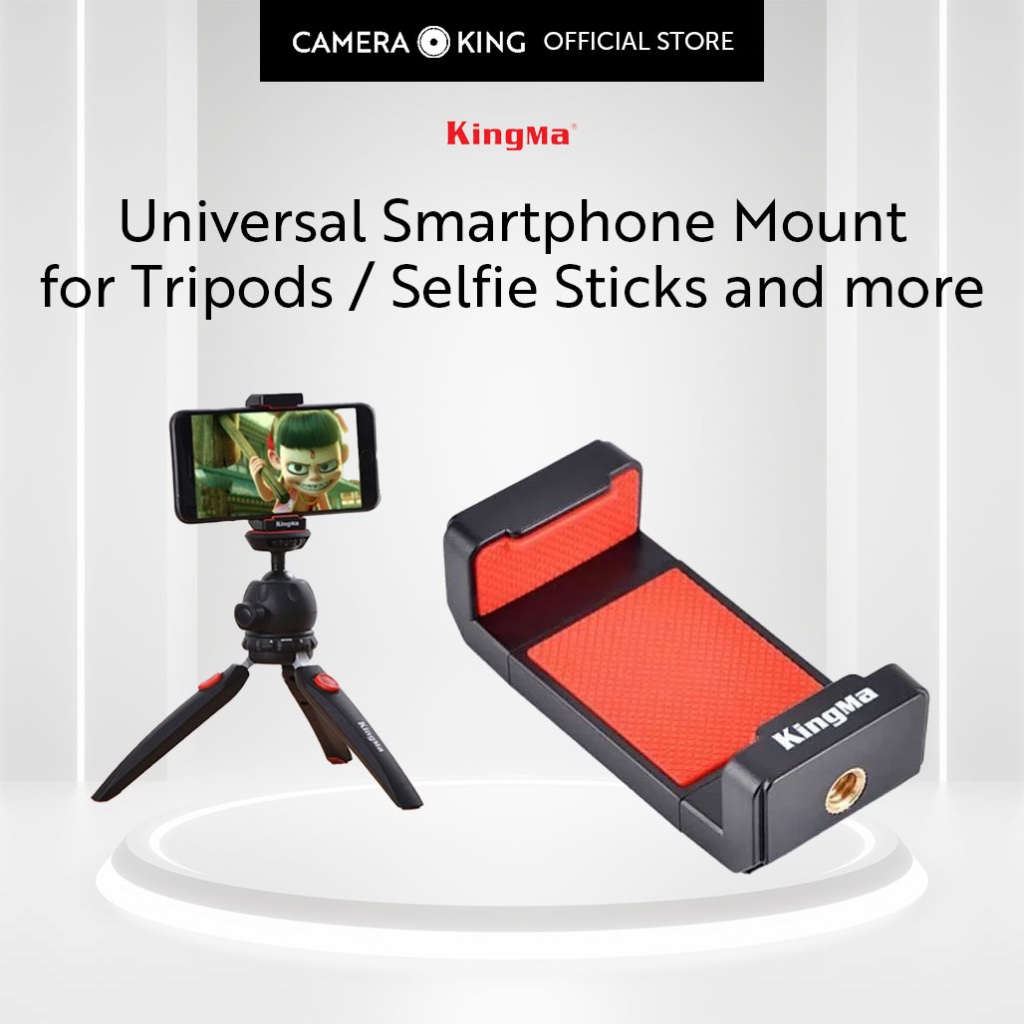 [KingMa] Universal Smartphone Mount For Tripods, Selfie Sticks and more ...