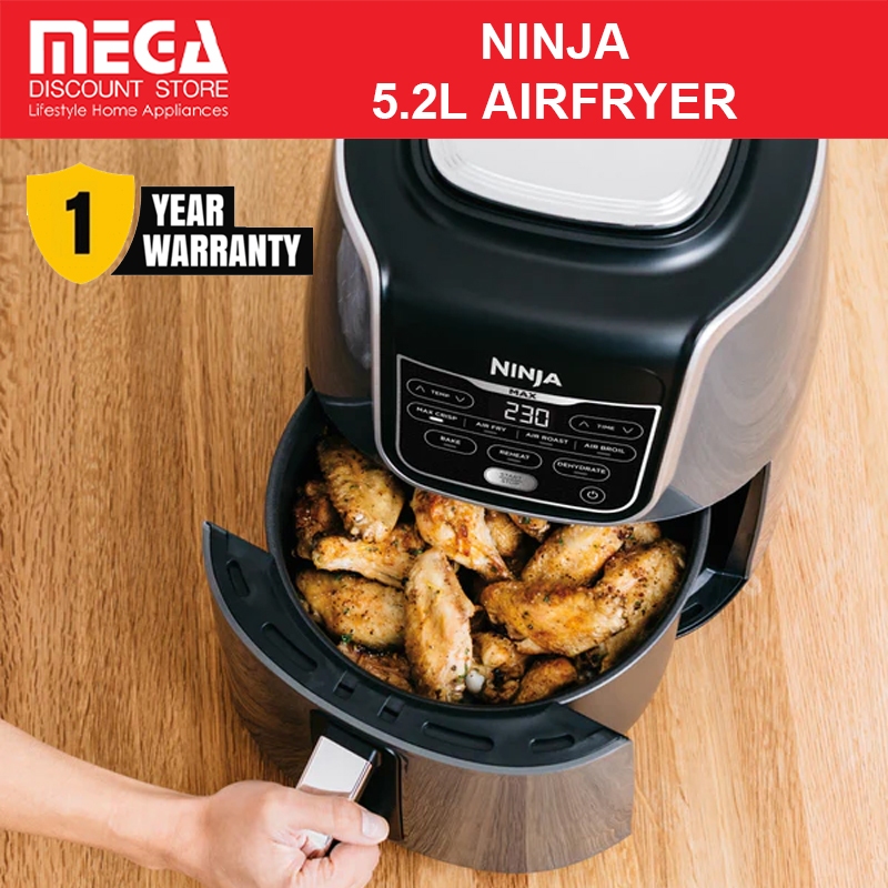 NINJA AF160 | AF160SM 5.2L 6-IN-1 AIRFRYER | Shopee Singapore